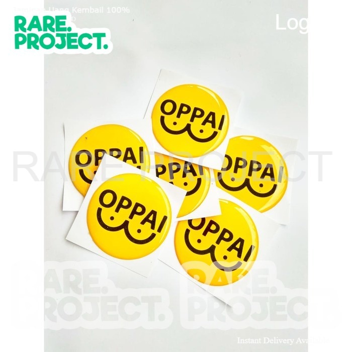 Oppai ONE PUNCH MAN STICKER RESIN embossed FLEXIBLE CAR STICKER ...