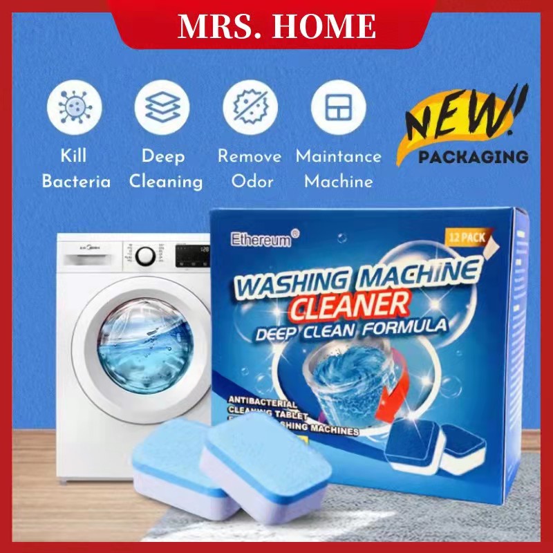 Laundry Washing Machine Cleaner Tablet Descaler Deep Multifunctional ...