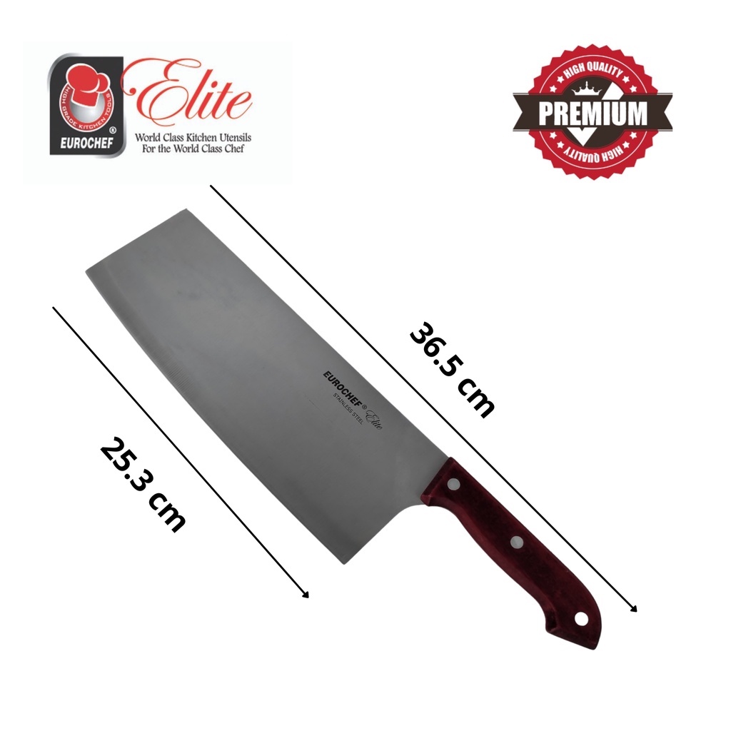 Eurochef A990 Heavy Duty Meat Cleaver Butcher Chopping Knife 14.5 Inc ...