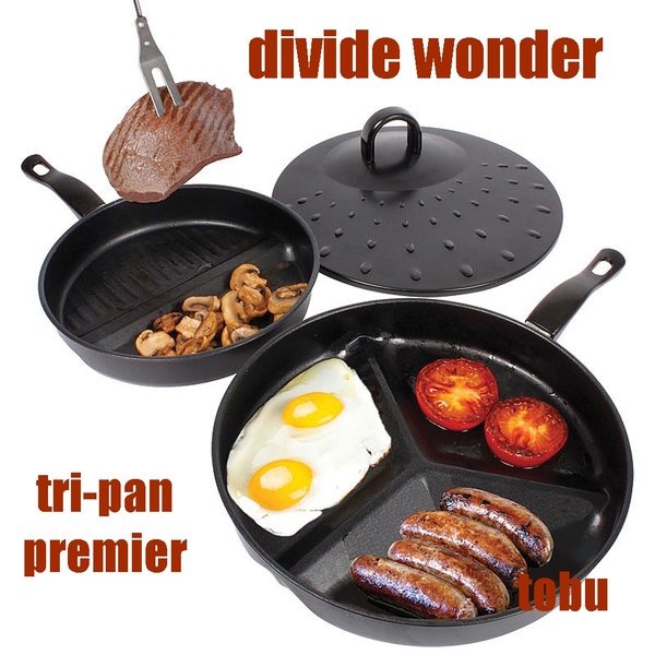 Keimav 3 in 1 Premier Divide Wonder Tri-Pan Cooking Set | Shopee ...