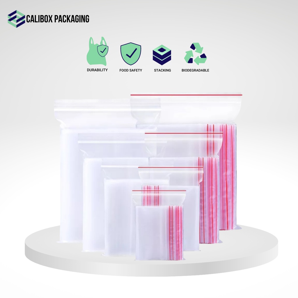 Calibox Packaging Small-Medium Ziplock Zip Lock Resealable PP ...
