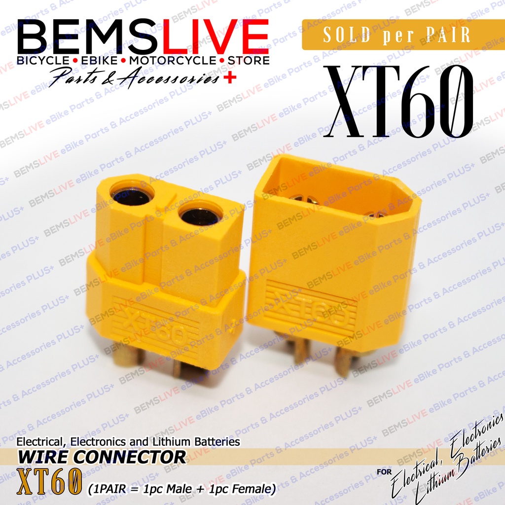 XT60 Wire Connector Plug for Lithium Battery and Other Various ...