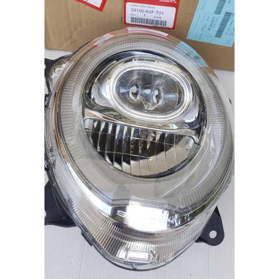 Genuine Headlight (33100-K2F-TO1) HONDA SCOOPY I Model 2021-23 1 Piece ...
