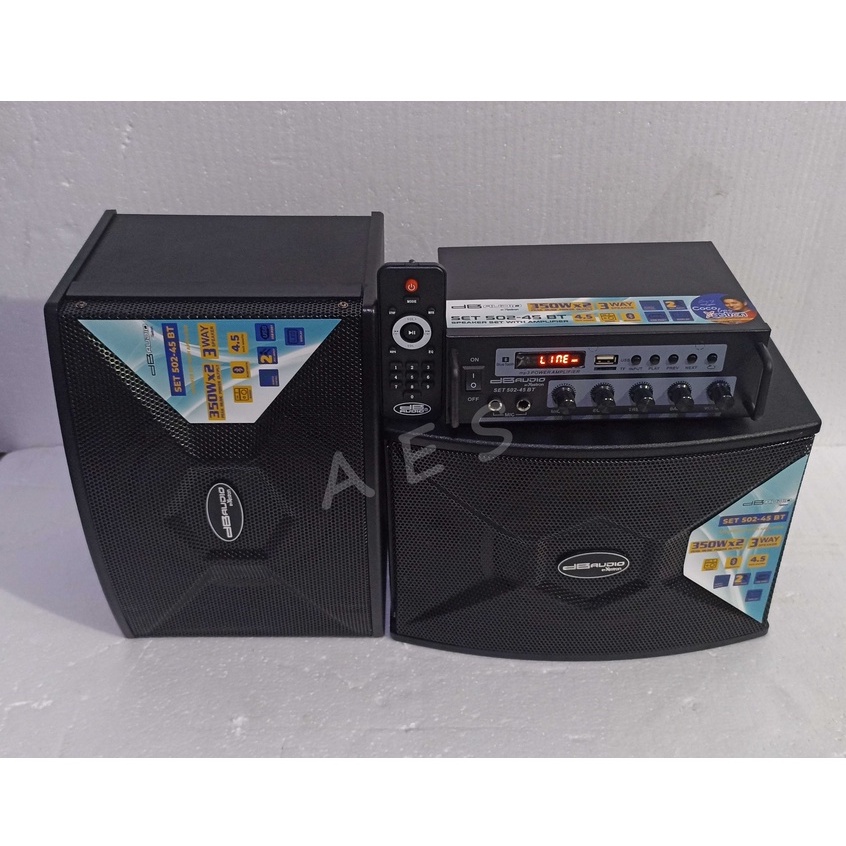 Speaker Set with Amplifier DB Audio Set 502-45 BT | Shopee Philippines