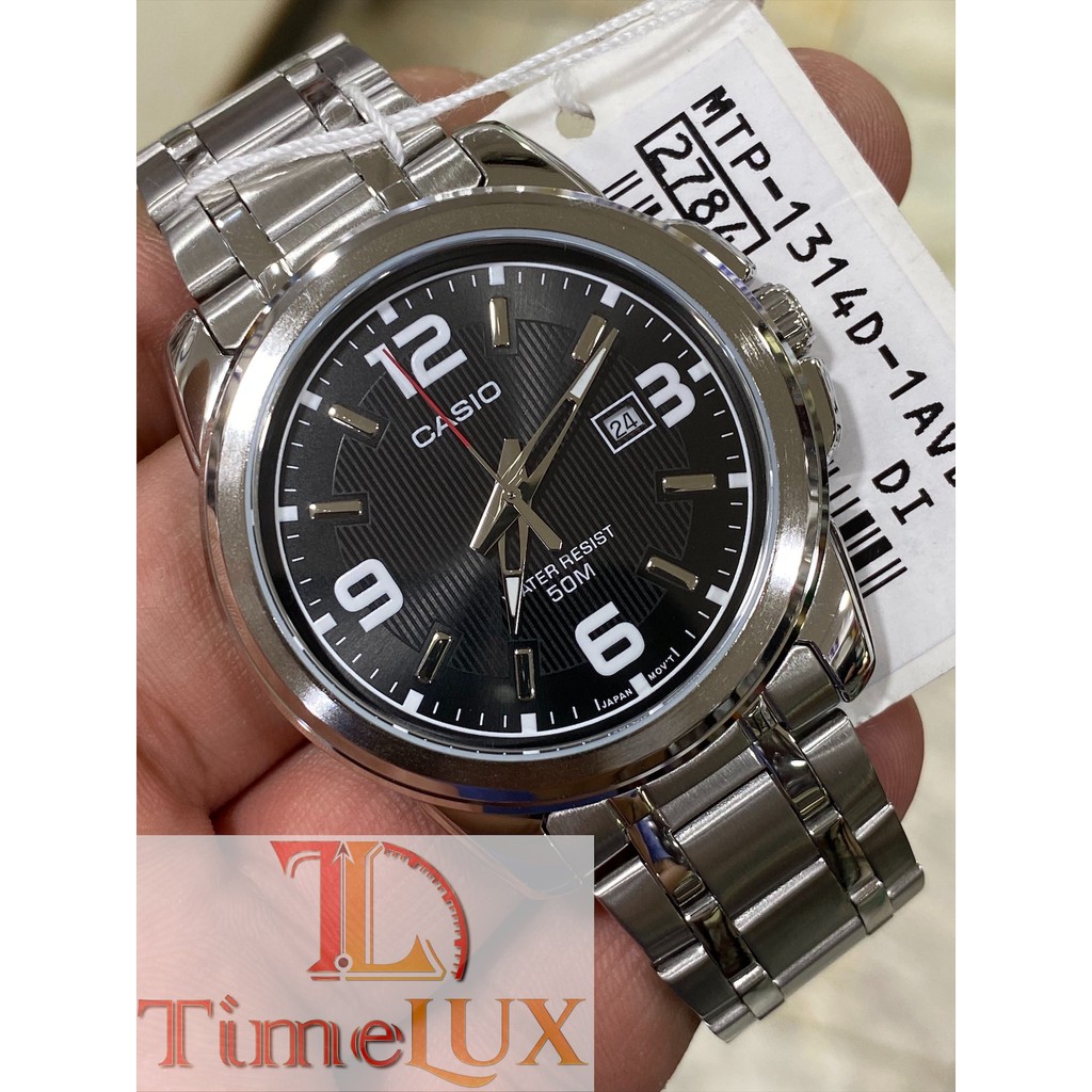 CASIO MTP 1314D 1A MENS SILVER | Shopee Philippines