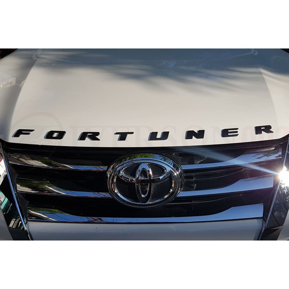 Fortuner Hood Emblem Black | Shopee Philippines