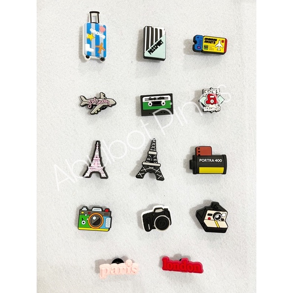 JIBBITZ TRAVEL DESIGN / high quality / jibbitz charm / jibbitz for ...