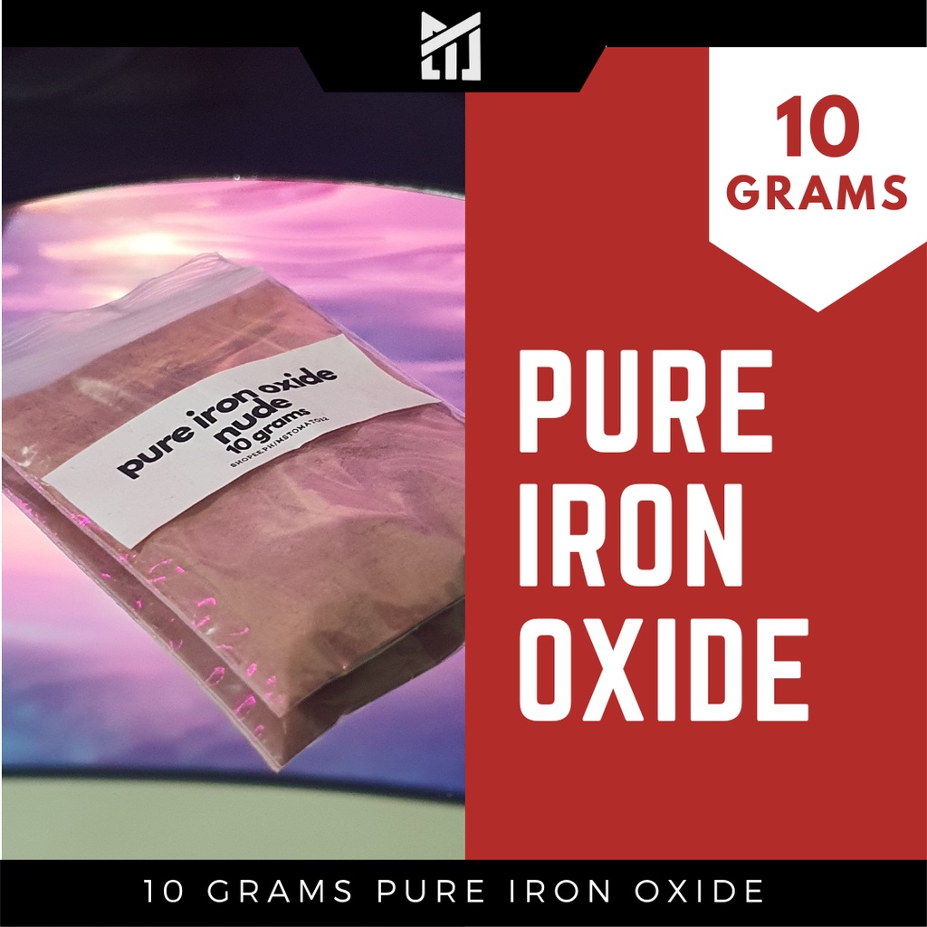 SAMPLER Pure Iron Oxide Powder 10grams for Cosmetics | Shopee Philippines