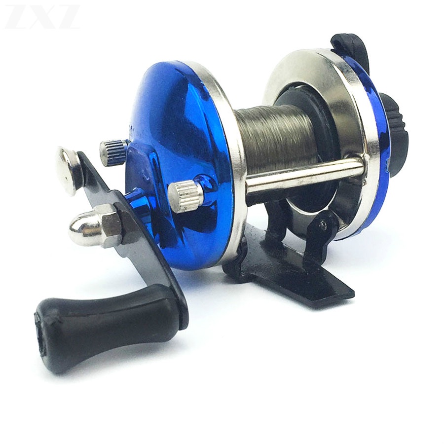 Mini Ice Fishing Reels Spinning Metal Reels Fish Rotation Feet Water ...
