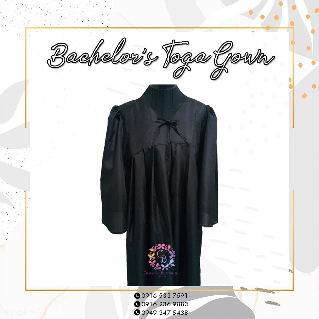 GRADUATION TOGA GOWN (ACADEMIC GOWN) ON HAND | Shopee Philippines