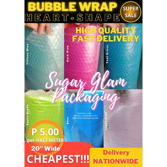 Colored Bubble Wrap SOLD per METER | Shopee Philippines