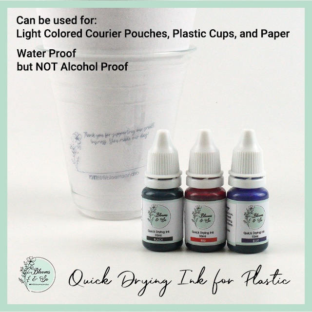 Quick Drying Ink for Plastic and Plastic Cups | Shopee Philippines