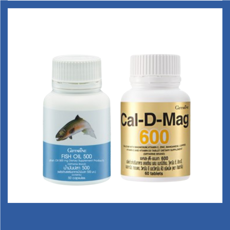 Brain Nourishment Bone Giffarine Fish Oil Calcium Ca-D-Mag 600 mg Oi ...