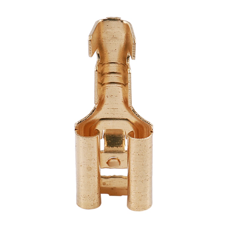 Brass 6.3 mm Connectors Female Spade Cable Terminals, 20 Piece | Shopee ...