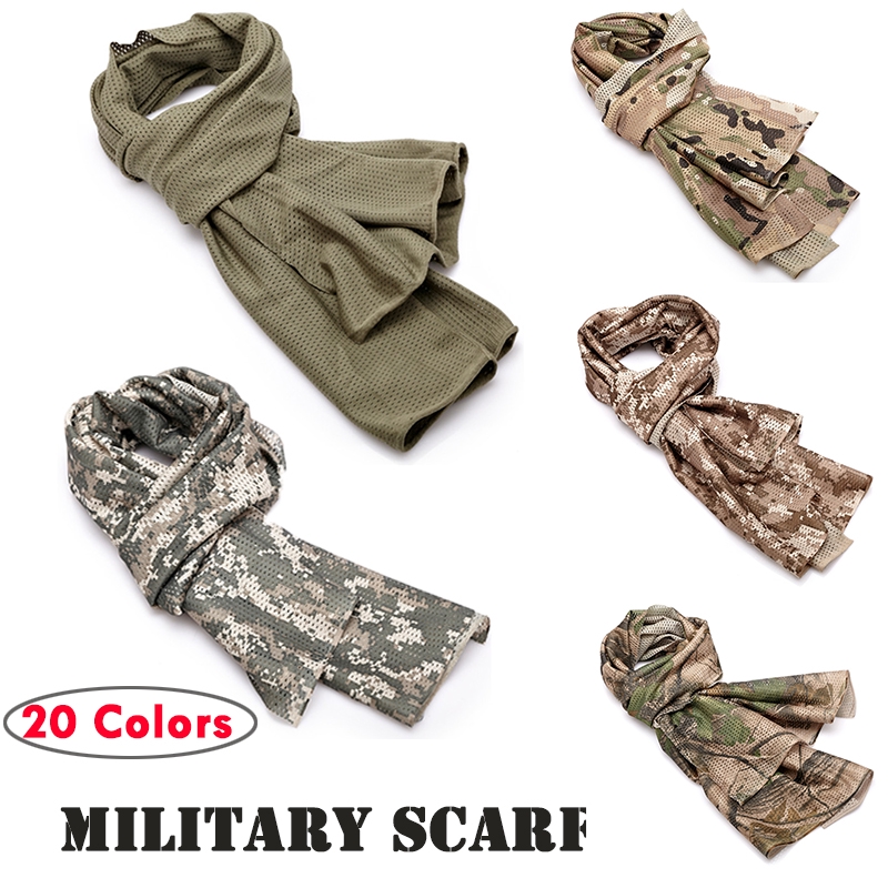 20 Colors Camouflage Commander Training Scarf Mosaic Patern Scarf ...