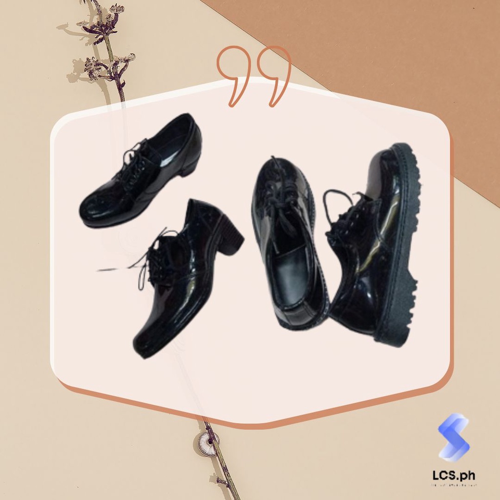 Marikina-Made Police Shoes for Women | Shopee Philippines