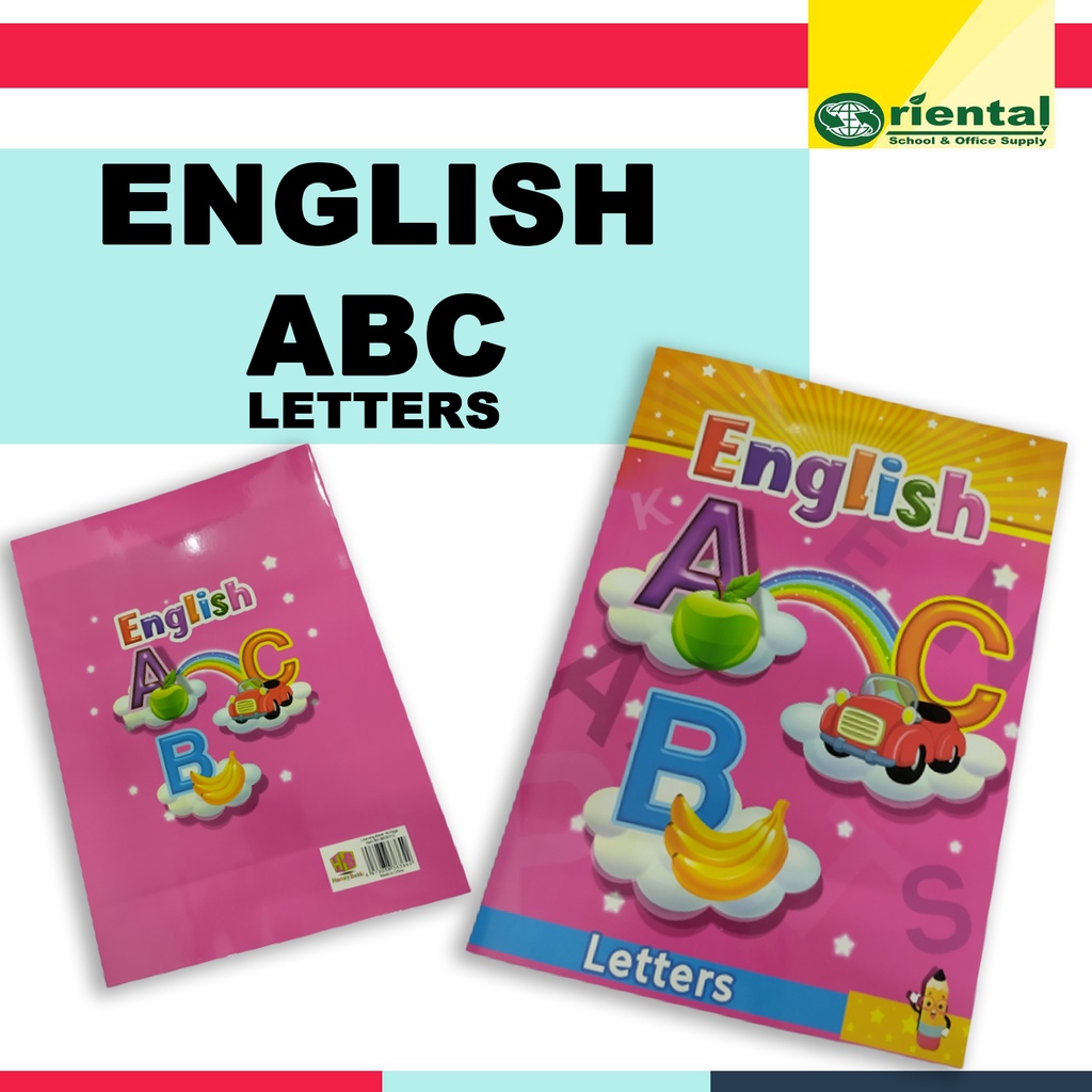 Colored 16 Pages English Letters ABC & Numbers 123 Activity Books ...