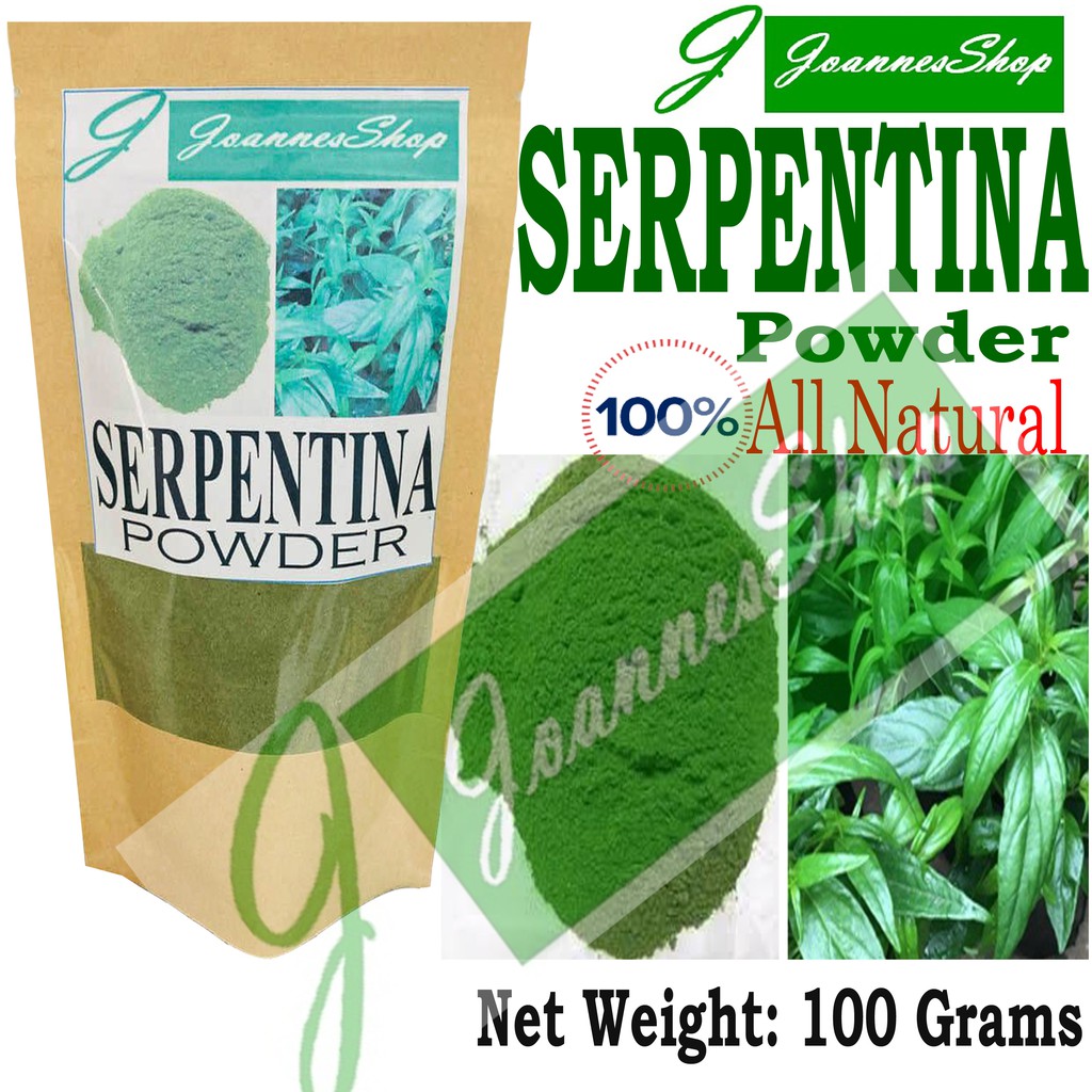 [ SULIT PACK ] Serpentina powder (KING OF BITTER HERBS) | Shopee ...