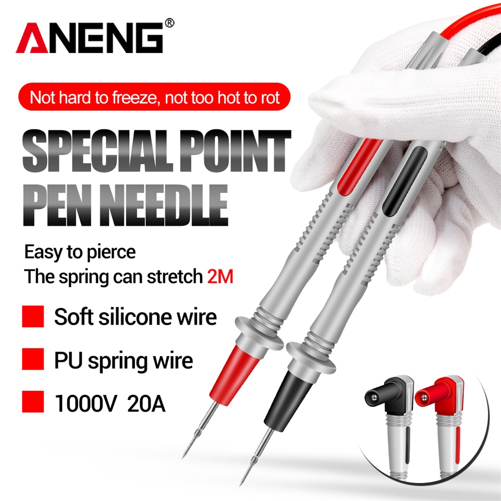 Aneng Pt2010 20A 1000V Multimeter Probe Test Pin Digital Multimeter ...