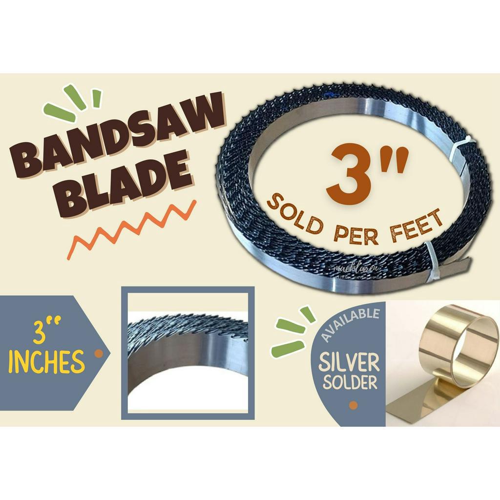 Bandsaw Blade Saw Blade 3" 3 inches Bandso Banso Blade Sold per feet ...