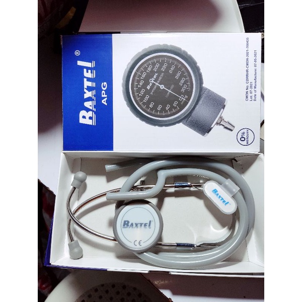 ORIGINAL BAXTEL SET Stethoscopes. SPHYG. (BLK SCREEN) | Shopee Philippines