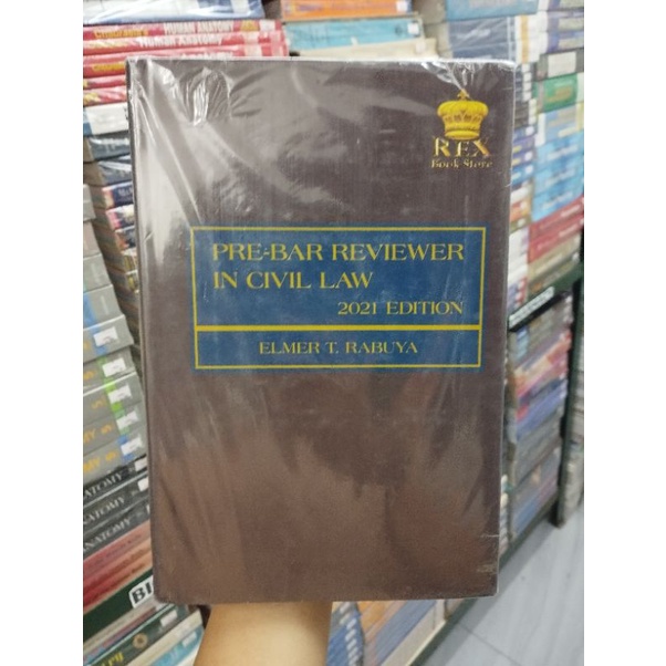 pre-bar reviewer in civil law 2021 edition by rabuya | Shopee Philippines