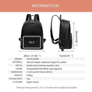 David Jones Paris Backpack For men School Bag For School 2023 Fashion ...