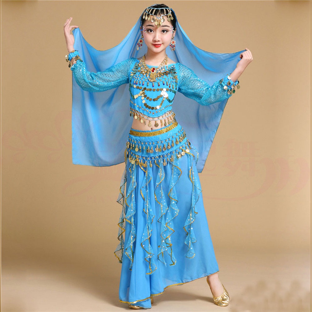 Children Girl Belly Dance Costumes Kids Belly Dancing Girls Bollywood ...