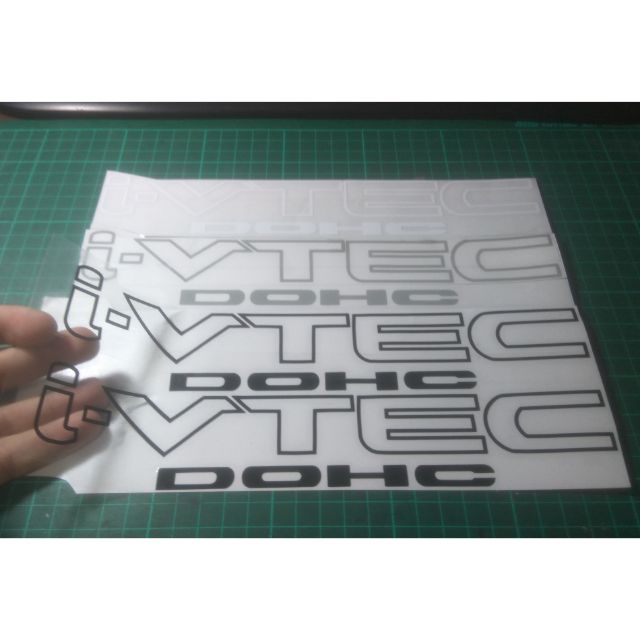 DOHC VTEC (STICKER POTONG) | Shopee Philippines