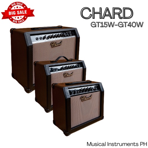 Amplifier Acoustic, electric, and Bass Chard GT15W - GT40W Speaker ...