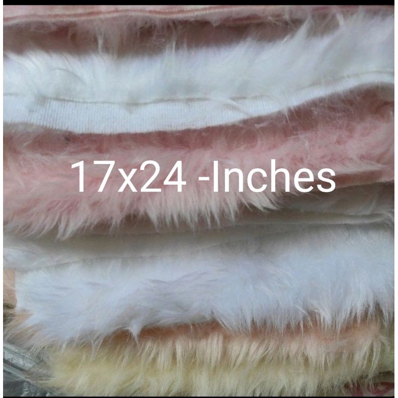 17x24 inches FAUX FUR BIG SQUARE FLATLAY Vanity Table/ Office and ...