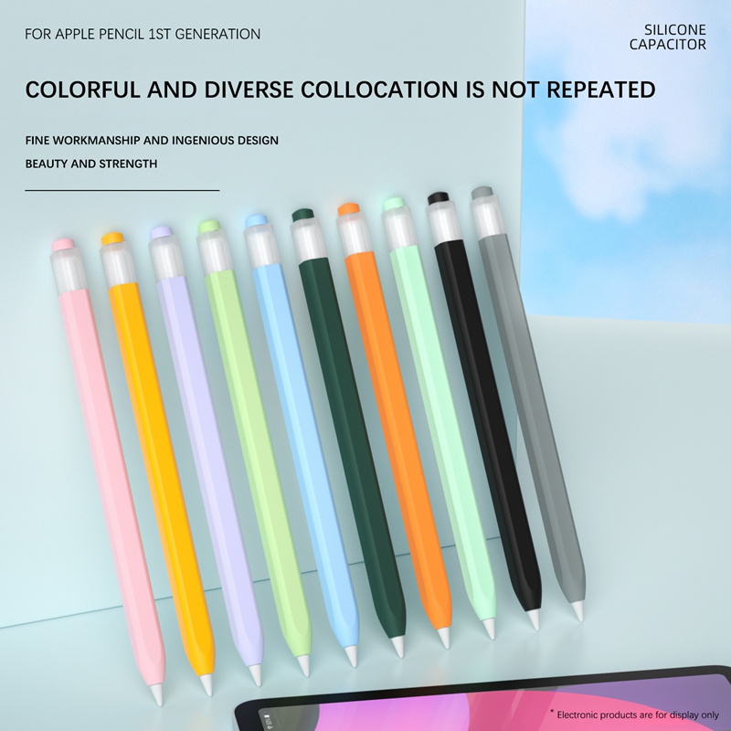 Candy colors Jelly Silicone Protective Cover for Apple Pencil Pro 1 ...