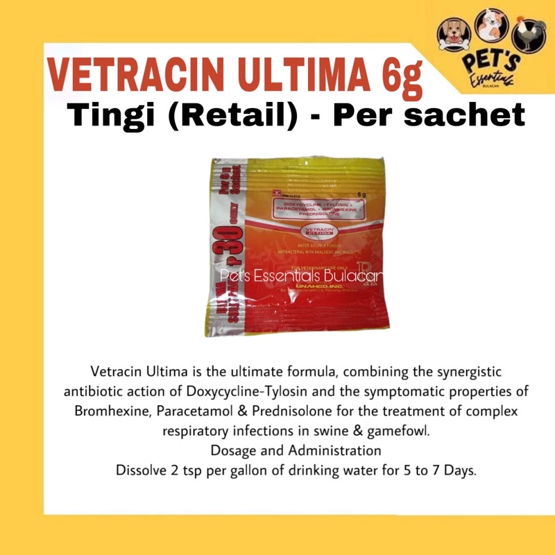 Vetracin Ultima 6g - PER SACHET | Shopee Philippines