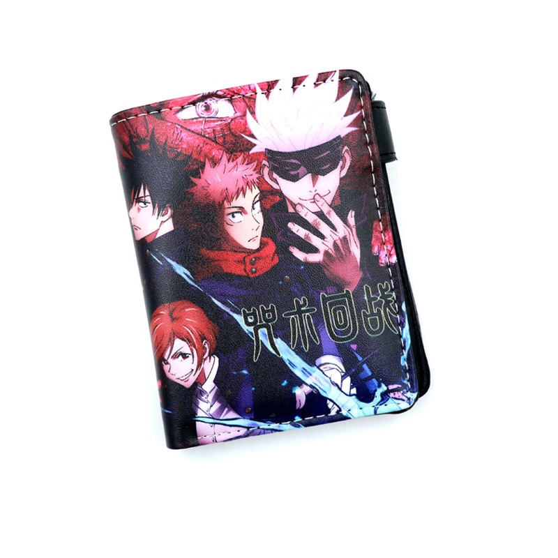 Jujutsu Kaisen Itadori Yuji Gojo Satoru Soft Button Wallet Fushiguro ...