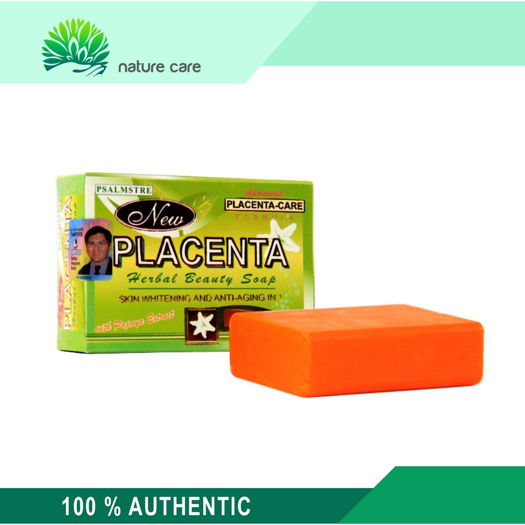 New Placenta Herbal Beauty Soap Skin Whitening 90g | Shopee Philippines