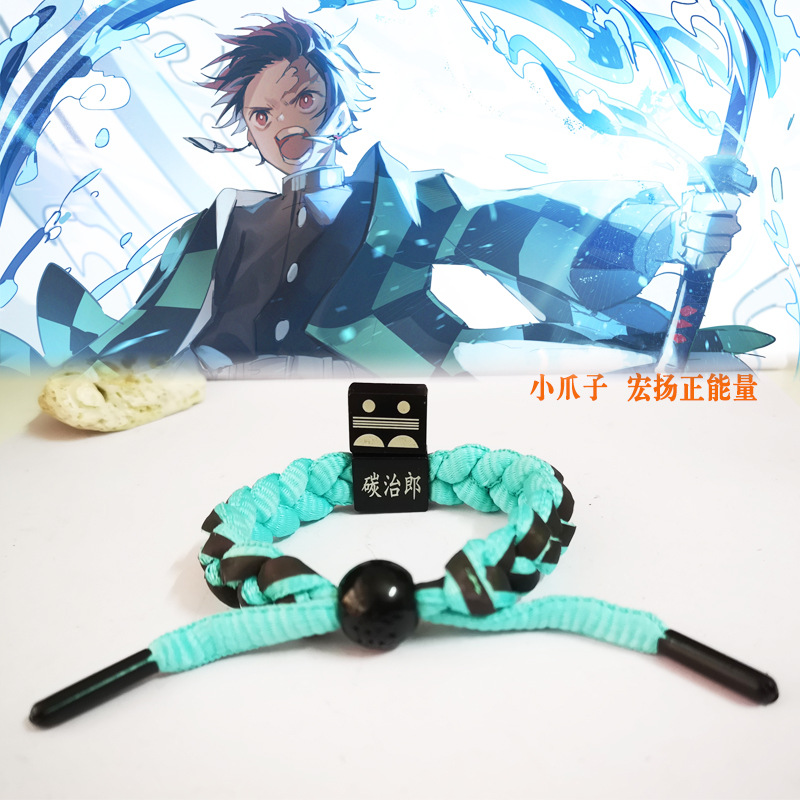 DEMON SLAYER Bracelet Anime Weave Bracelet Tanjirou Nezuko Zenitsu ...