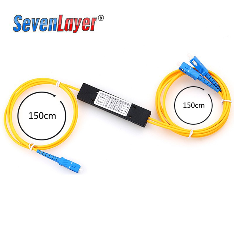 2m Ftth SC UPC 1X2/4/8/16 PLC Singlemode Fiber Optical Splitter FBT ...