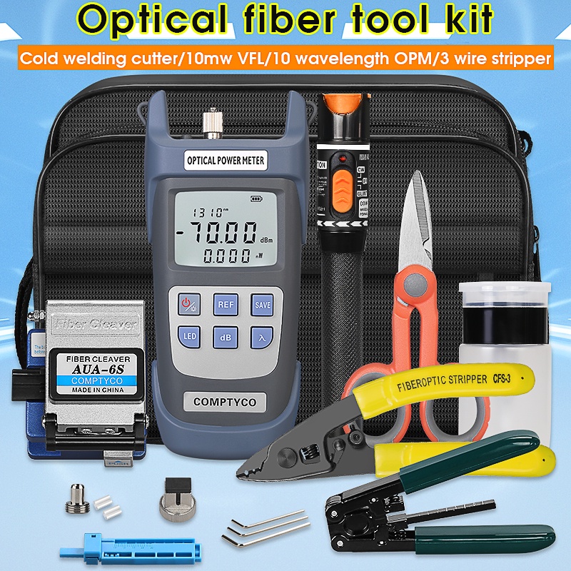 TYPE C Optical fiber kit optical power meter vision fault locator AUA ...
