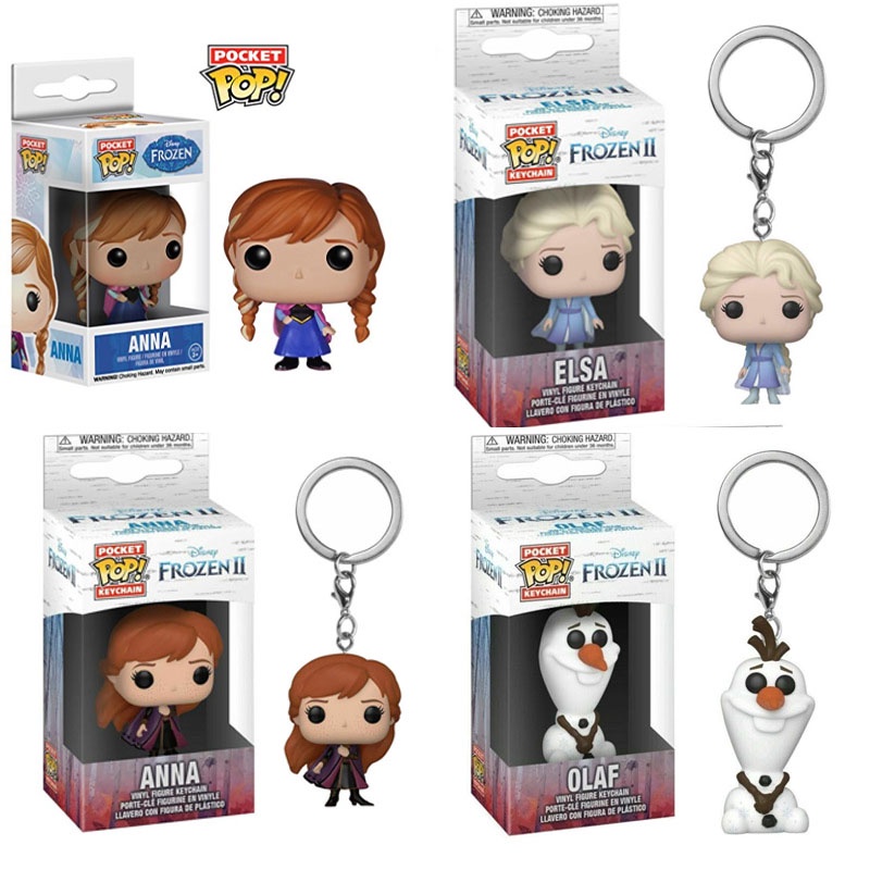 Funko pop Frozen 2 Elsa Anna Olaf Keychain | Shopee Philippines