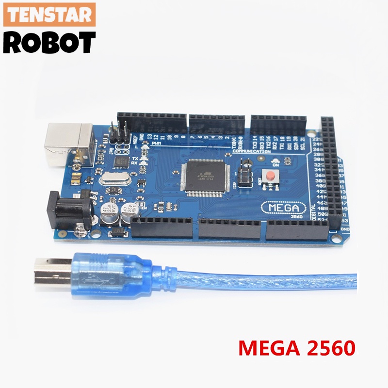 Mega 2560 R3 Mega2560 REV3 ATmega2560-16AU,ATMEGA16U2-MU Board + USB ...