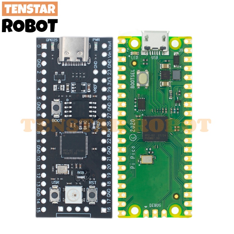 Pico Board RP2040 Dual-Core 264KB ARM Low-Power Microcomputers High ...
