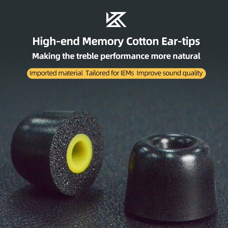 KZ professional memory cotton earbuds hifi headset Gaming headset ...