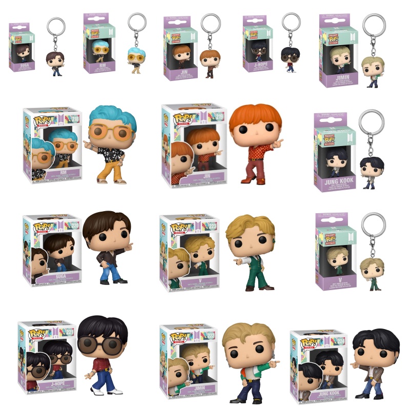 【12-hour Shipping】Funko Pop! Kpop Rocks: BTS - Dynamite - Jungkook Jimin V RM Suga J-hope Jung ...