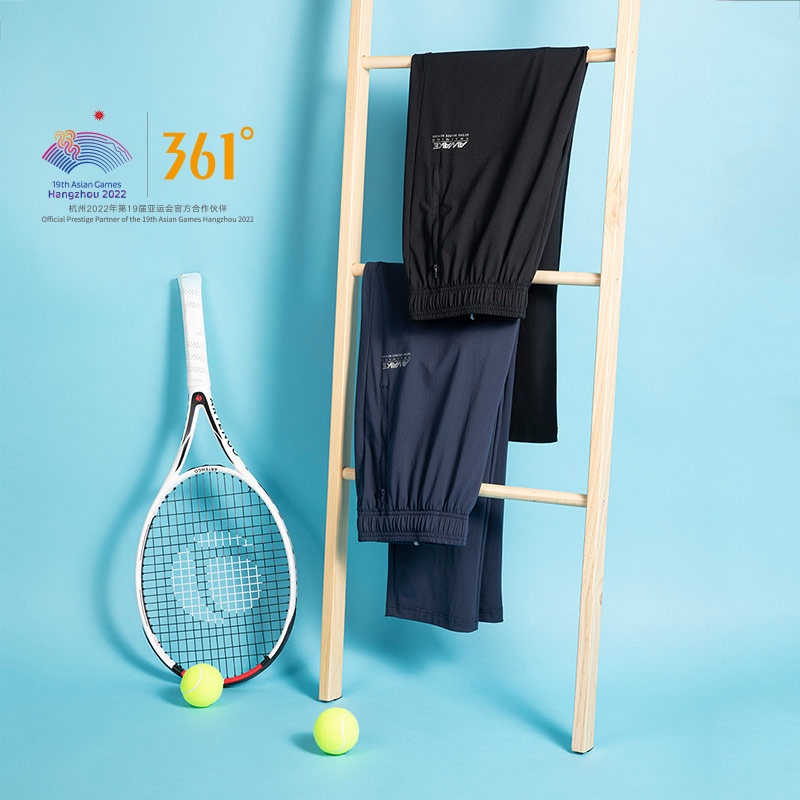 361 Degrees Sports Pants Men'S Pants Casual Straight Outerwear Nine ...