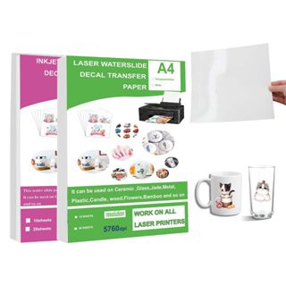 Waterslide Decal Paper 10 pcs DIY Design Cup Water Transfer Paper ...