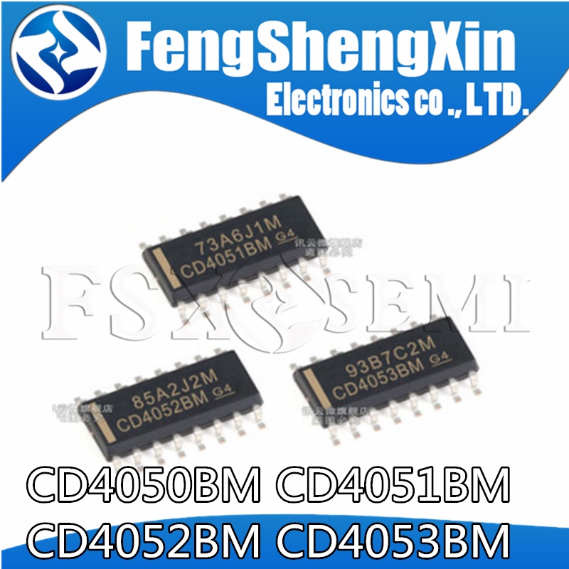 100 CD4050BM CD4051BM CD4052BM CD4053BM SOP-16 Patch CMOS Analog Multi-Circuit Device/Decomposer ...