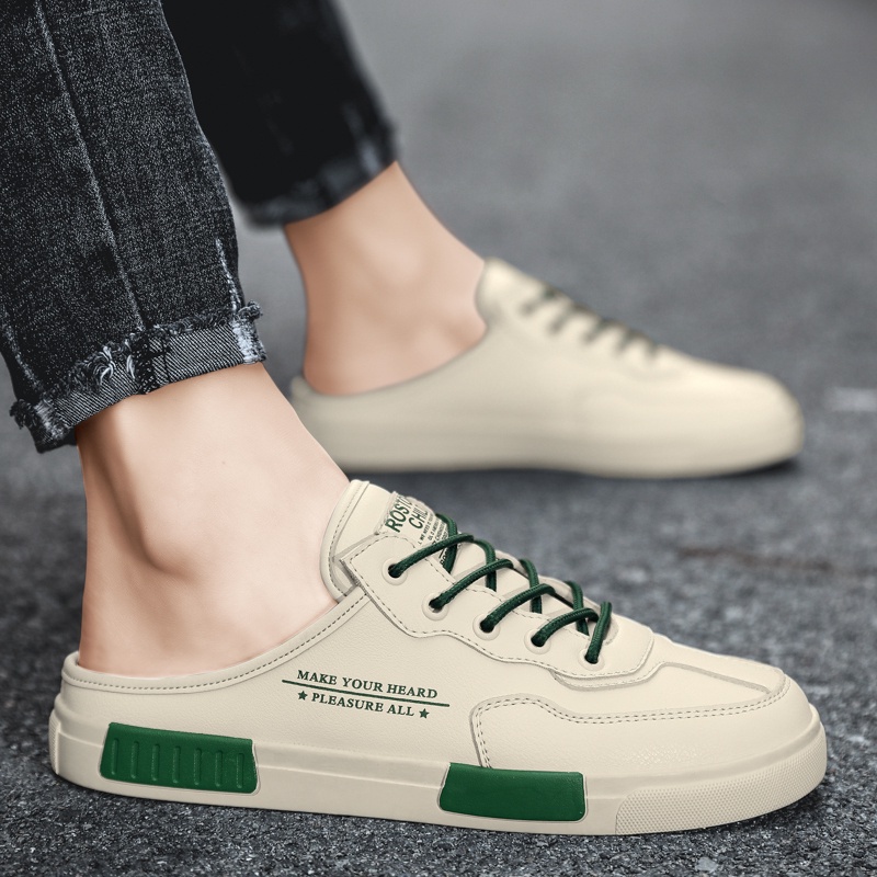 Men's slippers summer new external fashion lazy shoes personalized ...