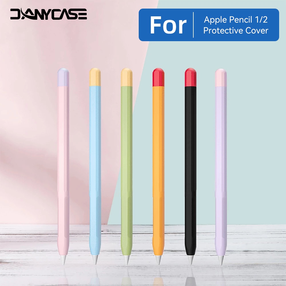 Soft Silicone Pencil Case Colorful Stylus Protective Apple Pencil Pro ...