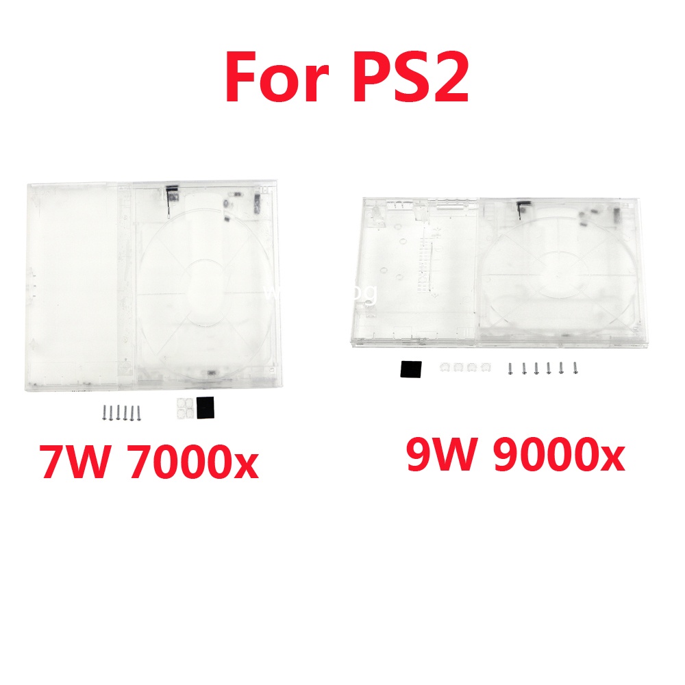 1set For PS2 70000 7000X 7W 9W Clear Full Housing shell Case for PS2 ...