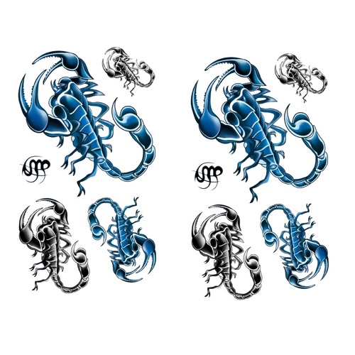 10 Pieces Flower Arm Half-Arm Tattoo Stickers Waterproof Men Women Long ...